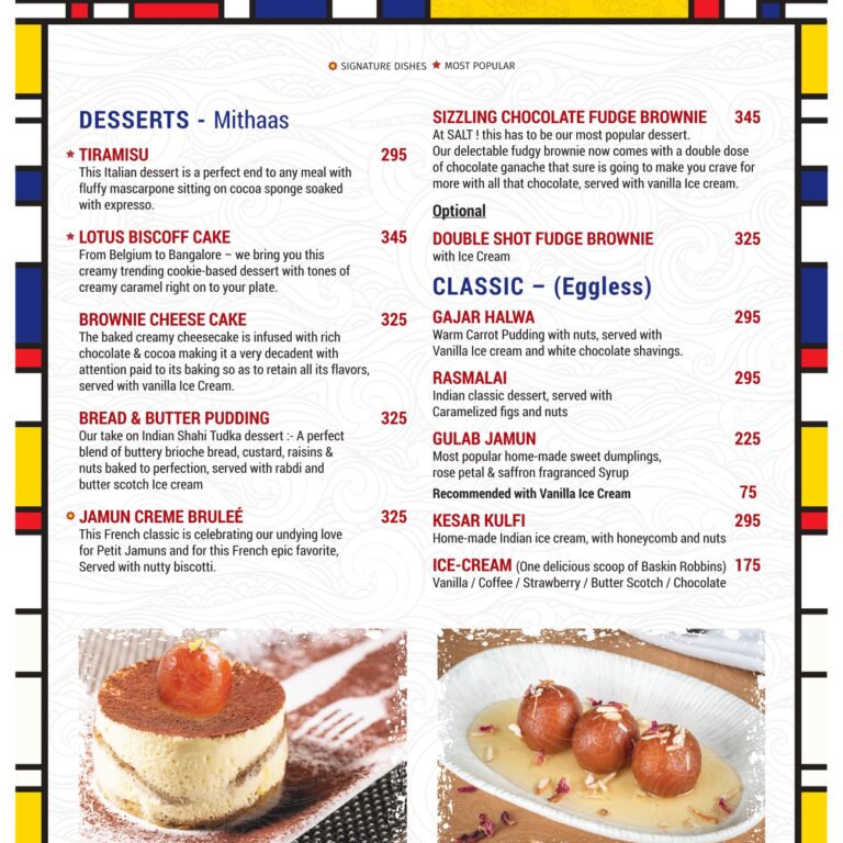 UB City – MG Road – SALT – Indian Restaurant