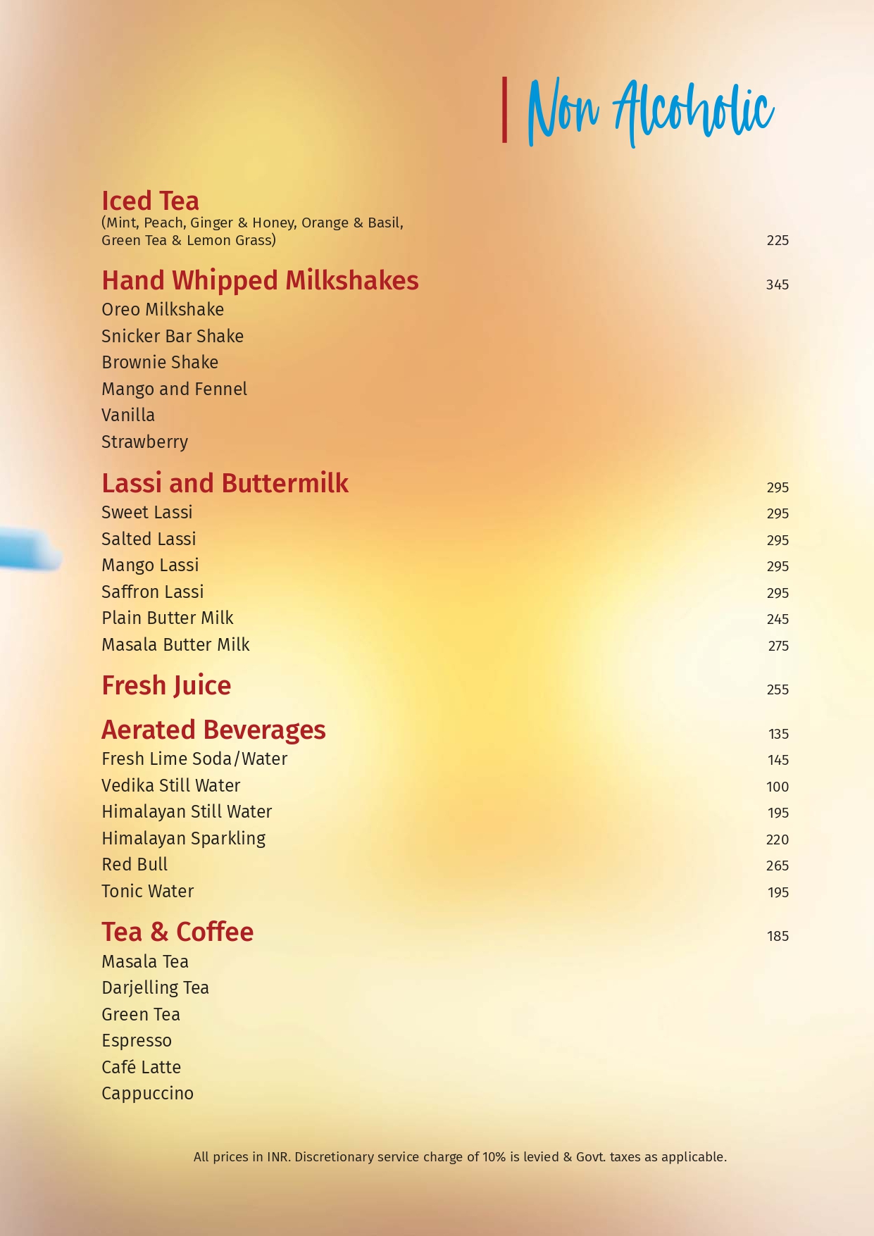 UB City – MG Road – SALT – Indian Restaurant